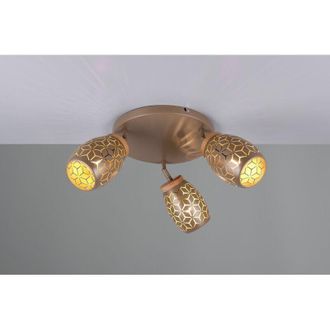 Trio Leuchten Applique bidar cafe 3xe14 ip20 10w max bois et metal trio