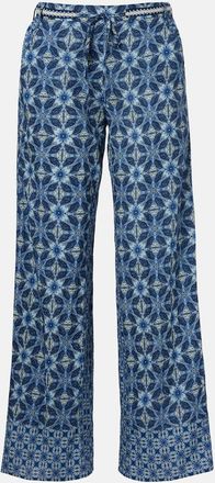 Velvet Pantalon ample Kendra imprim&eacute; en coton