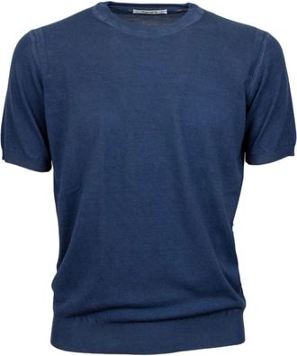 KANGRA Casual T-Shirt - - Tops - Herren - Blau - XL