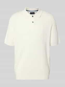 Christian Berg Regular Fit Poloshirt mit Strukturmuster