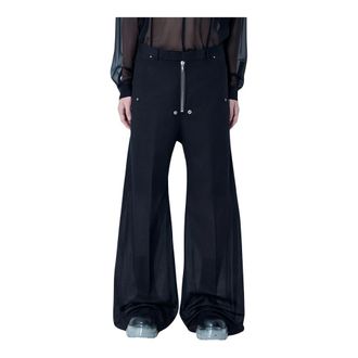 Rick Owens Homme, Pantalons, Noir, Taille: S Pantalon Large Tailored Belas