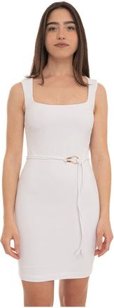 Guess Femme, Robes, Blanc, Taille: 42 FR Robe fourreau