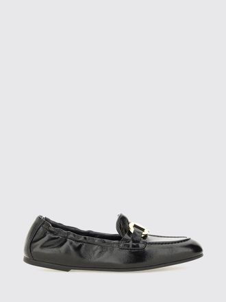 Ferragamo Mocassins en nappa fronc&eacute; avec mors Gancini