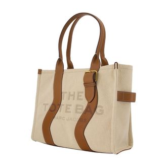 Marc Jacobs Womens The Large Tote Shopper Bag - Marc Jacobs Cotton Beige Totes-Shopping-Bags