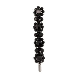 Simone Rocha Haarschmuck - Medium Flower Barrette - Cristal - Black - Gr. unisize - in Schwarz - f&uuml;r Damen