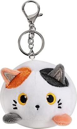 i-Total Porte-clé en peluche douce 10 x 11 x 9 cm (CHAT)