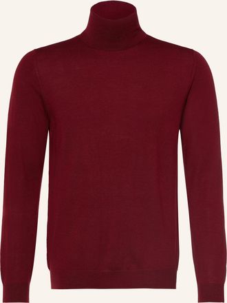 Paul Paul Rollkragenpullover Aus Merinowolle rot