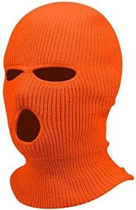 Generic Cagoule Hiver Mode Balaclava Tricot&eacute; Int&eacute;gral 3 Trous Homme Chapeau Tricot&eacute; Femme Hiver V&eacute;lo Ski Cagoule Unisexe Sports