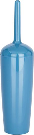 WENKO WC-Garnitur Cocktail Petrol - WC-Bürstenhalter, Polystyrol, 10 x 38 x 10 cm, Petrol