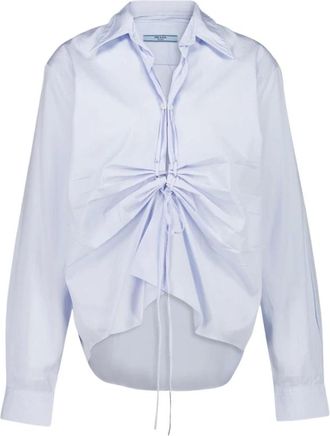 Prada Damen, Blusen & Hemden, Blau, XSGr&ouml;&szlig;e