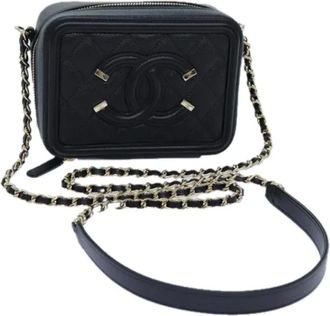 Chanel Sac bandouli&egrave;re Vintage Pre-owned - Femme - Pre-owned - Noir - Taille: ONE Size