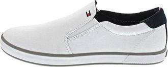 Tommy Hilfiger Homme, Chaussures, Blanc, Taille: 42 EU Mocassins plats
