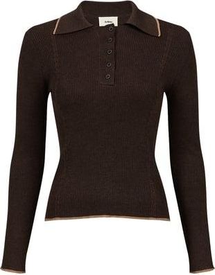Artlove Pull c&ocirc;tel&eacute; &agrave; col polo boutonn&eacute;