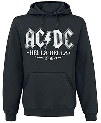 AC/DC Hells Bells 1980 Homme Sweat-Shirt &agrave; Capuche Noir S