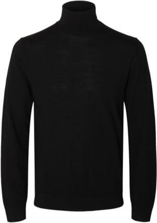 Selected Col roul&eacute; 100% Laine m&eacute;rinos Black XXL Black XXL