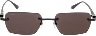 Cartier Titanium Sonnenbrille - - Accessories - unisex - Schwarzk - ONE SIZE