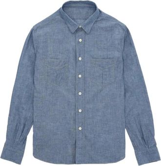 Fortela Homme, Chemises, Bleu, Taille: M Osumi Chambray Shirt