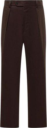 HUGO BOSS Homme, Pantalons, Brun, Taille: S Pantalon Pliss&eacute; en Coton