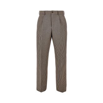 Emporio Armani Check tweed pants with darts Man 46