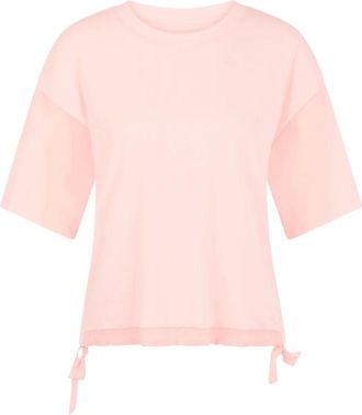 Marc Cain Femme, Tops, Rose, Taille: 42 FR T-shirt m&eacute;lange de mati&egrave;res