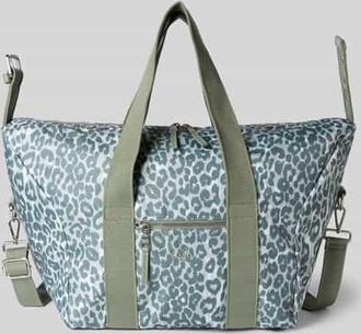 Lala Berlin Weekender mit Allover-Animal-Print