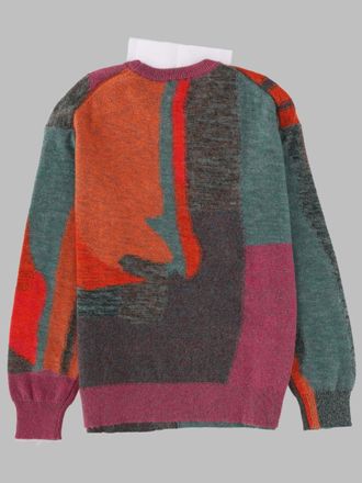 Paul Smith Floral Glitch Knit Jumper - Multicolor