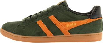 Gola Equipe Ii Suede für Herren, Dark Khaki/Moody Orange/Black, 46 EU