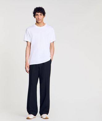 Sandro Logo-T-Shirt aus Baumwolle