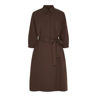 Notyz Nowarsaw Hemdkleid - - Dresses - Damen - Braun - L