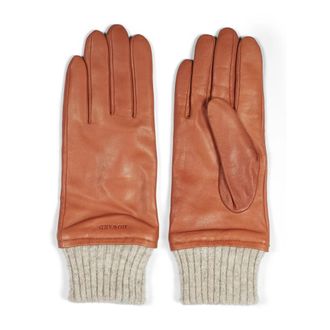 Howard London Ella Lederhandschuhe - - Accessories - Damen - Orange - 7 1/2 IN