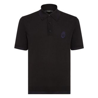 Billionaire Boys Club Pullover Polo-Neck SS Crest - - Tops - Herren - Schwarzk - S