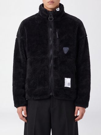 Miharayasuhiro Veste en polaire avec col montant et logo brod&eacute;