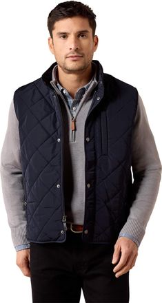 Ariat Mens Two24 Woodgate Quilted Gilet in Show Navy, Size 2X-Large, by Ariat