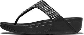 FitFlop Sandales Lulu Maxi-crystal pour femme, Noir, 37 EU