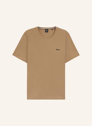HUGO BOSS Loungewear Oberteil Mix&Match T-Shirt R Regular Fit beige