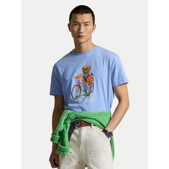 Polo Ralph Lauren T-Shirt 710B16612001 Blau Slim Fit