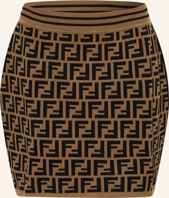 Fendi Strickrock braun