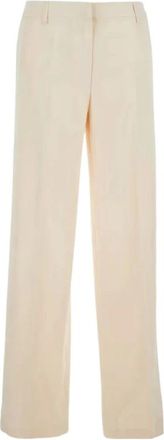 Pantaloni Torino Femme, Pantalons, Beige, Taille: 44 FR Francoise Pantalons