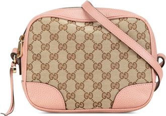 Gucci Hobo Bags - GG Canvas Bree Crossbody - Gr. unisize - in Braun - f&uuml;r Damen