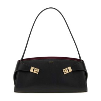 Ferragamo Hug Schultertasche - - Bags - Damen - Schwarzk - ONE SIZE