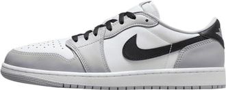 Nike Nike Baskets Air Jordan 1 Low OG pour homme, Blanc/gris loup/noir, 45 EU