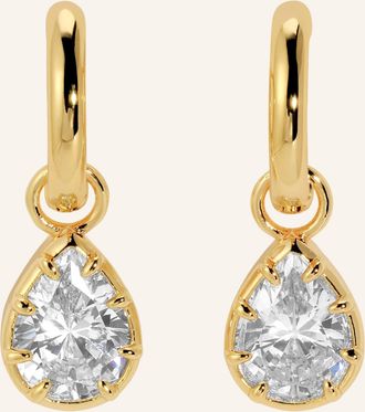 Lili Claspe Ohrh&auml;nger Cleo Pear Drops By Glambou gold