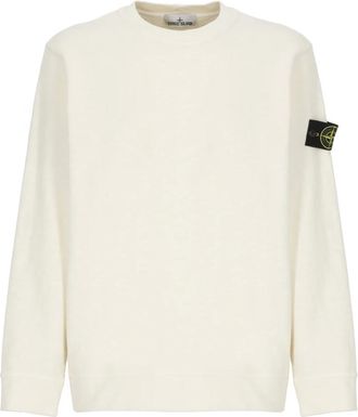Stone Island Homme, Sweatshirts et sweats &agrave; capuche, Beige, Taille: 2XL SweaT-shirt ras du cou