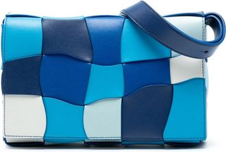Bottega Veneta Hobo Bags - Nappa Intrecciato Wavy Cassette Crossbody - Gr. unisize - in Blau - für Damen