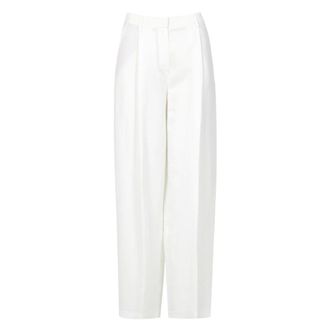 Mauro Grifoni Pantalon large - Femme - Pantalons - Blanc - Taille: 34 FR