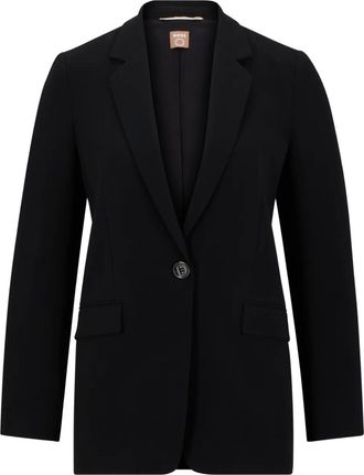 BOSS veste à revers crantés - Noir