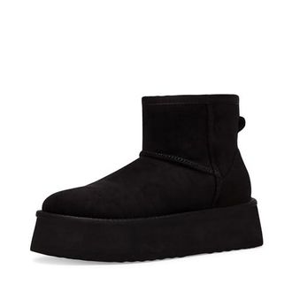 Steve Madden Bottines enchanteresses pour femme, Daim noir, 40 EU