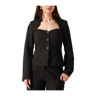 Y.A.S Yasfavo 7/8 Blazer Top - - Jackets - Damen - Schwarzk - M