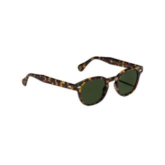 Moscot unisex, Accessoires, Brun, Taille: 49 MM Lunettes de soleil tortue avec verres G-15