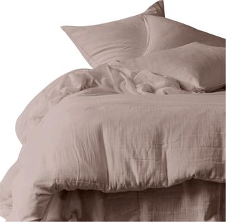 Haomy Housse de couette Dili en voile de coton Haomy